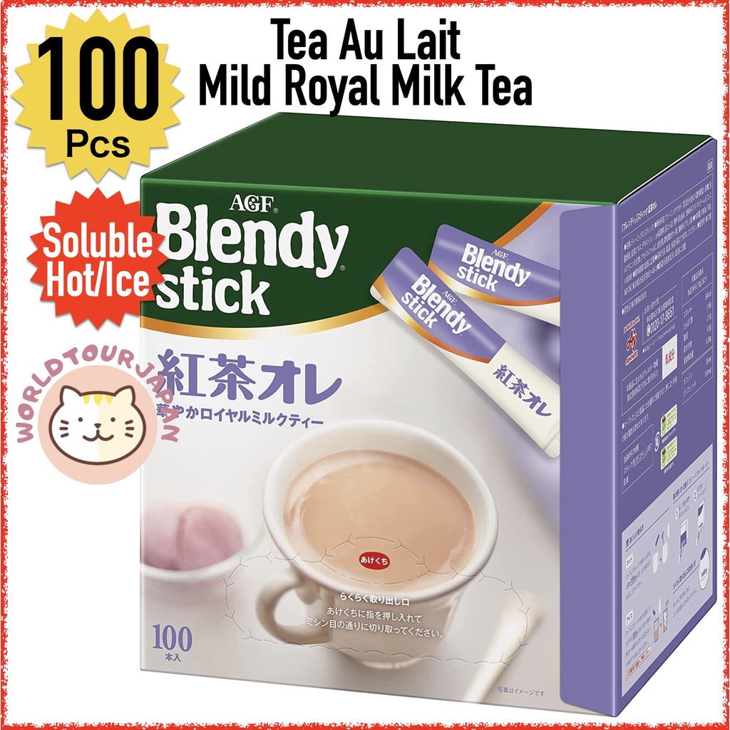 [ Instant Tea ] AGF Blendy Stick Tea Au Lait - Rolal Milk Tea Powder ...