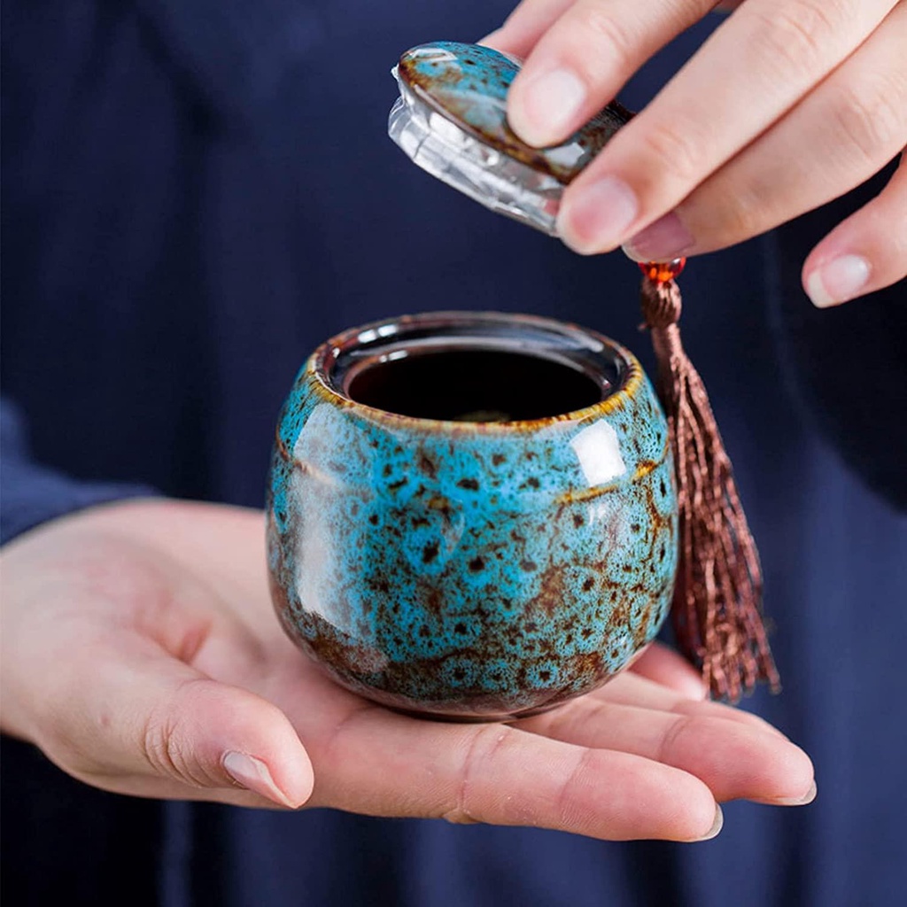 Small Ceramics Urn, Keepsake Urns for Human Ashes, Mini Cremation Urns ...