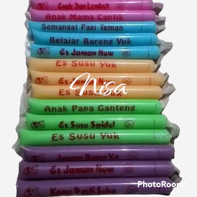 Plastic ICE SCREEN PRINTING MIX KATA2 (100PCS) | Shopee Philippines