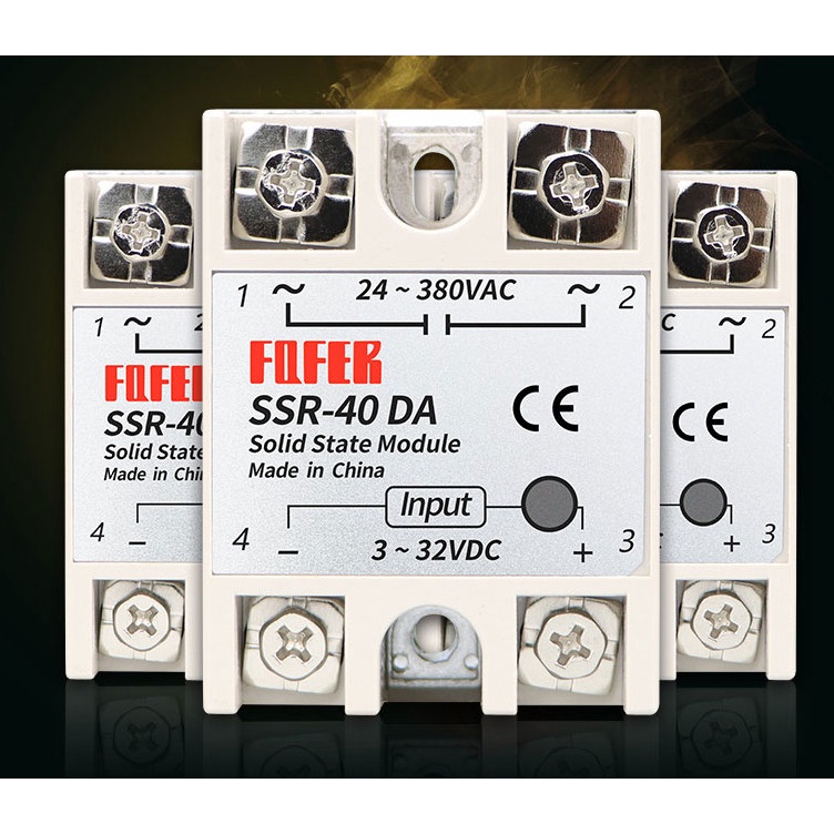 Relay (relay) Semiconductor ssr-40DA Role Fofer Converts DC Voltage To ...