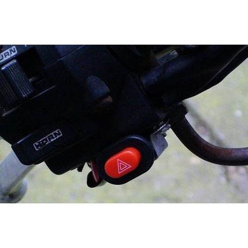 ON/OFF Motorcycle Universal Switch Button Hazard ON/OFF Smart compact ...