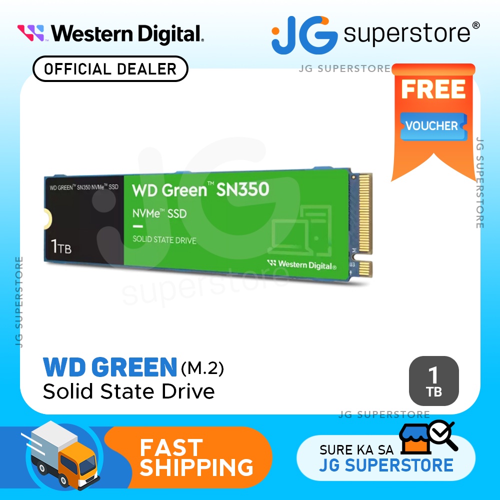 Western Digital WD Green SN350 M.2 NVMe Series SSD Solid State Drive w ...