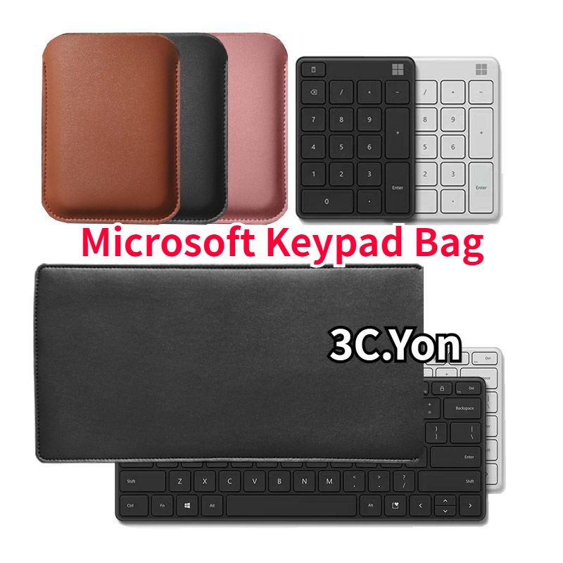 Keyboard Bag for Microsoft Number Pad Leather Case Microsoft Designer ...