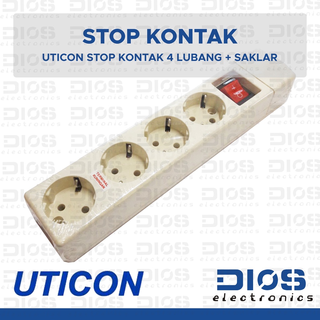 Portable 4-Hole Grounded Socket + UTICON Switch | Shopee Philippines