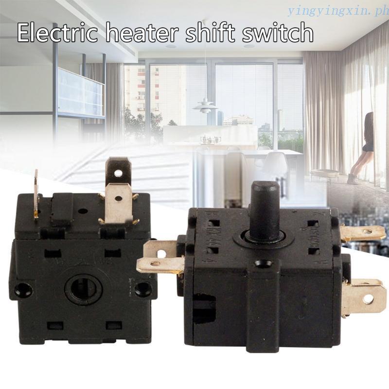YIN Electric Room Heater Position 3 Pin 5Pin Rotary Switch Selector AC ...