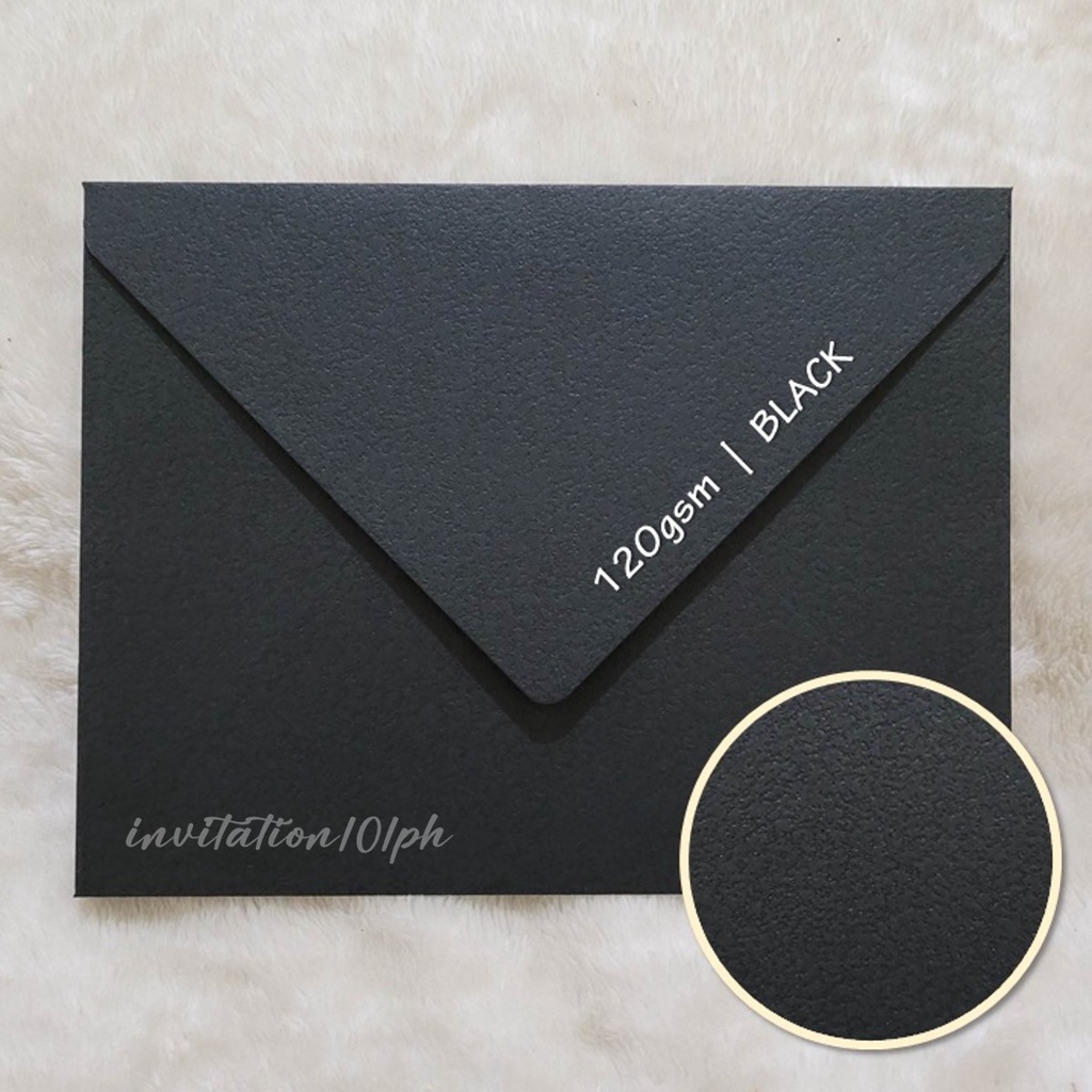 5R Envelope [Textured /Linen] 120gsm Invitation Letter Envelop | Shopee ...