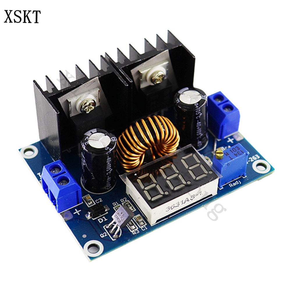 XH-M404 DC 4-40V 8A Voltage Regulator Module Digital PWM Adjustabl DC ...
