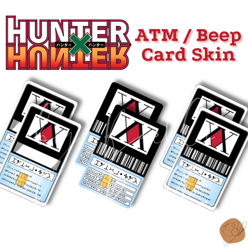 Hunter License ATM / Debit / Credit / Beep Card Skin | HunterxHunter ...