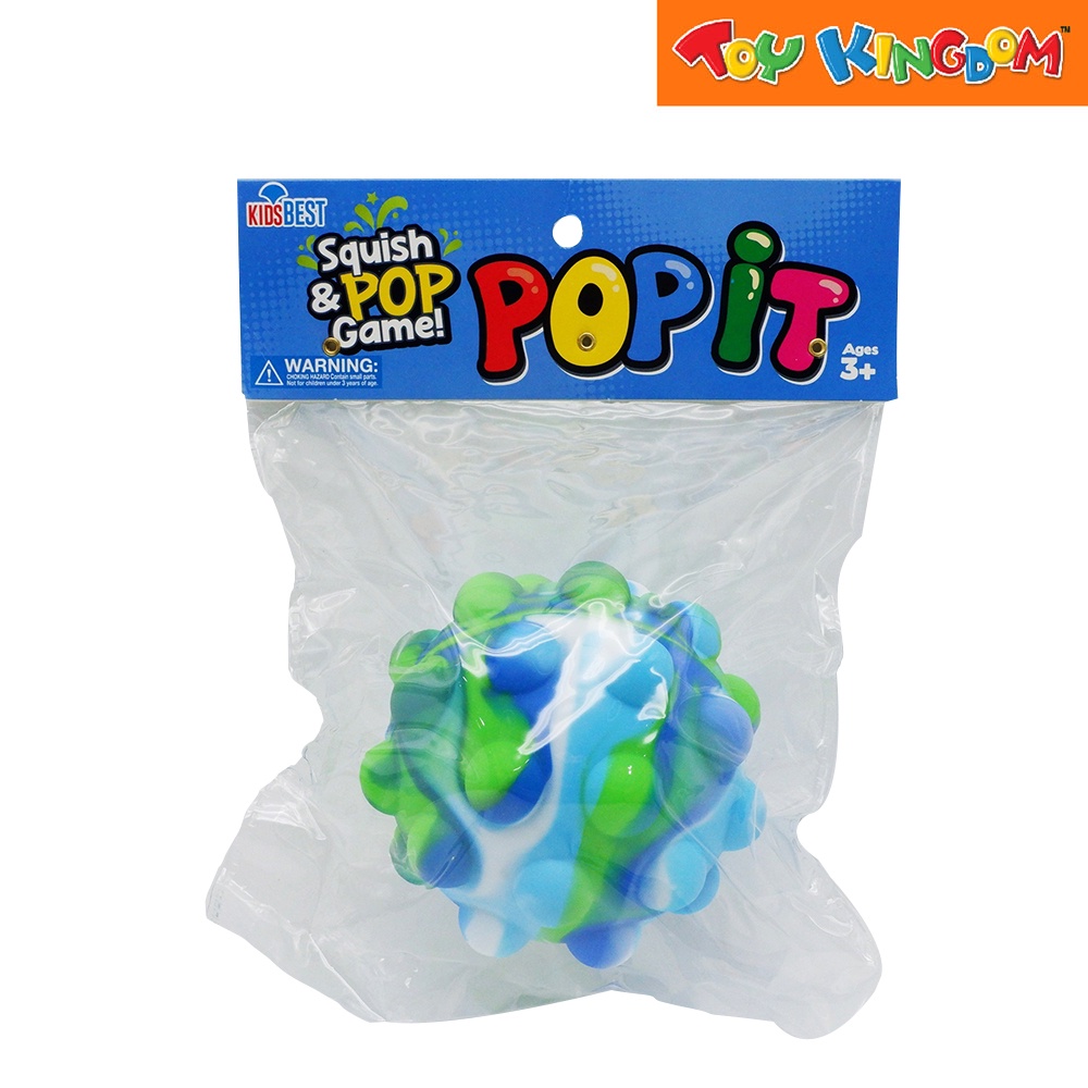 Squish and Pop Game! Blue Green Fidget Ball | Shopee Philippines