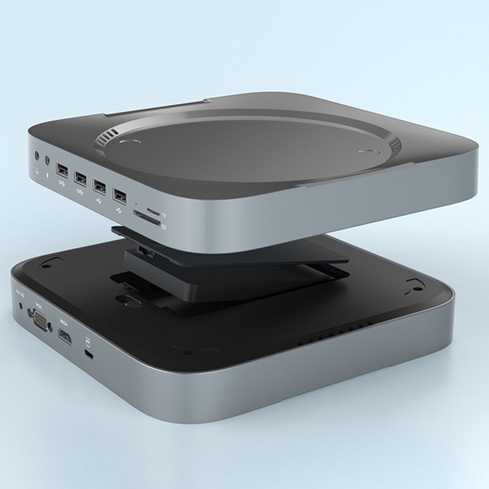 Usb C Hub For Mac Mini With Hdd Enclosure 2.5 Sata Nvme M.2 Ssd Hdd ...