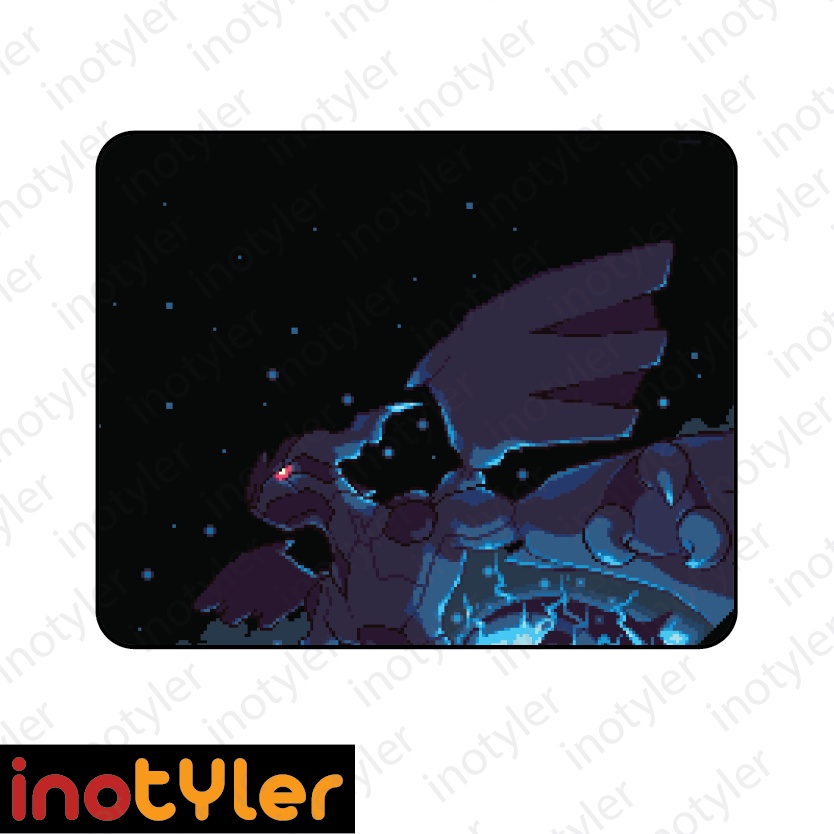 Pokemon Black White Zekrom Legendary Dragon Electric Unova Pixel Art ...