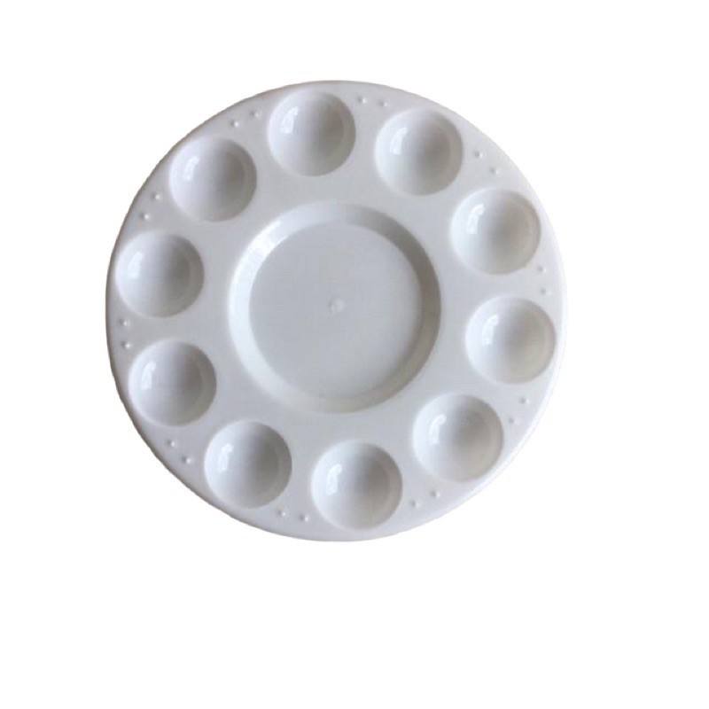 Berkeley Plastic Mixing Plate Round 6 Wells 10 Use In Acrylic Paint ...