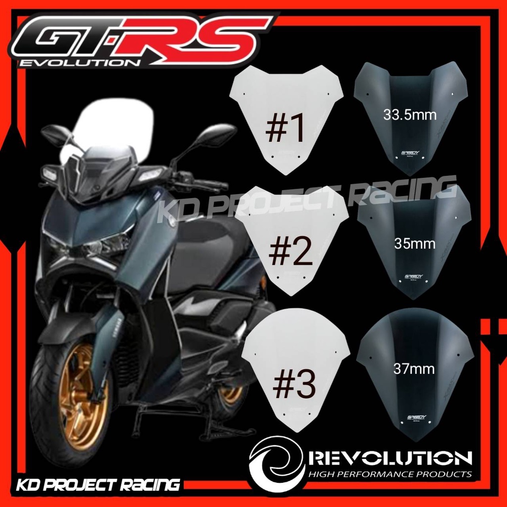 Speedy Front Shield Thickness 4mm New xmax 300 There Are 3 Types Melers ...