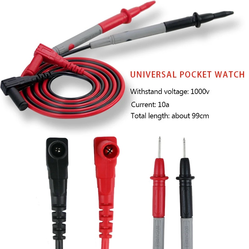 Universal Multimeter Multi Meter Test Lead Probe 1000V 10A Digital Thin ...