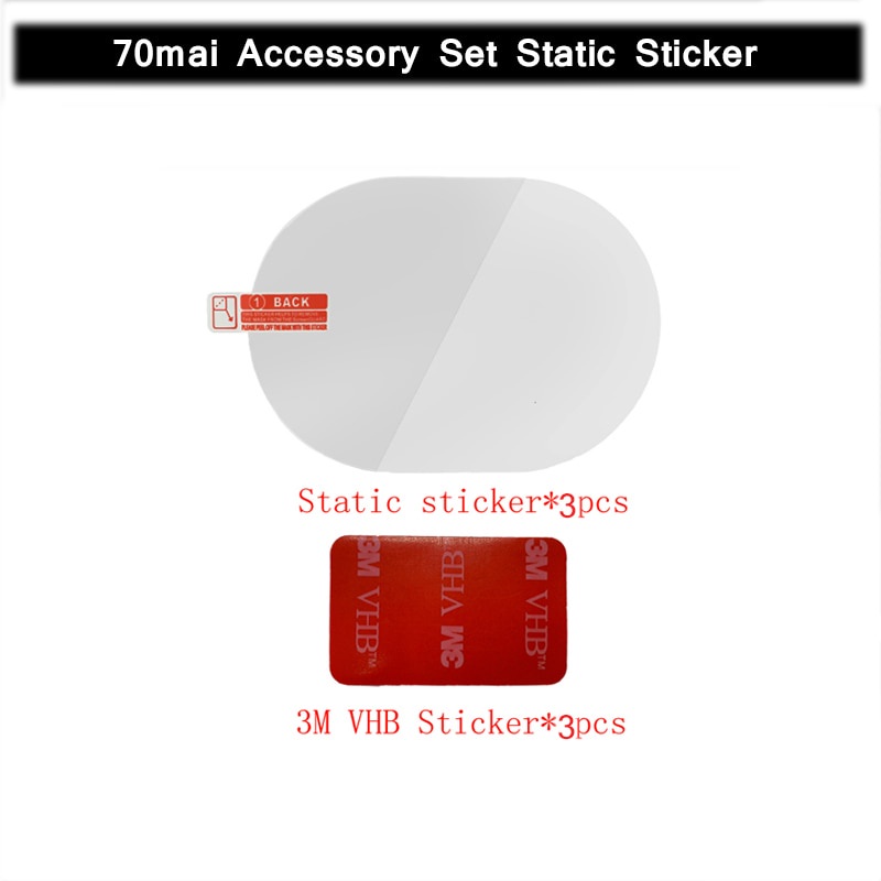 For 70Mai Accessory 1s/m300 Set Static Sticker 3M Film And Static ...