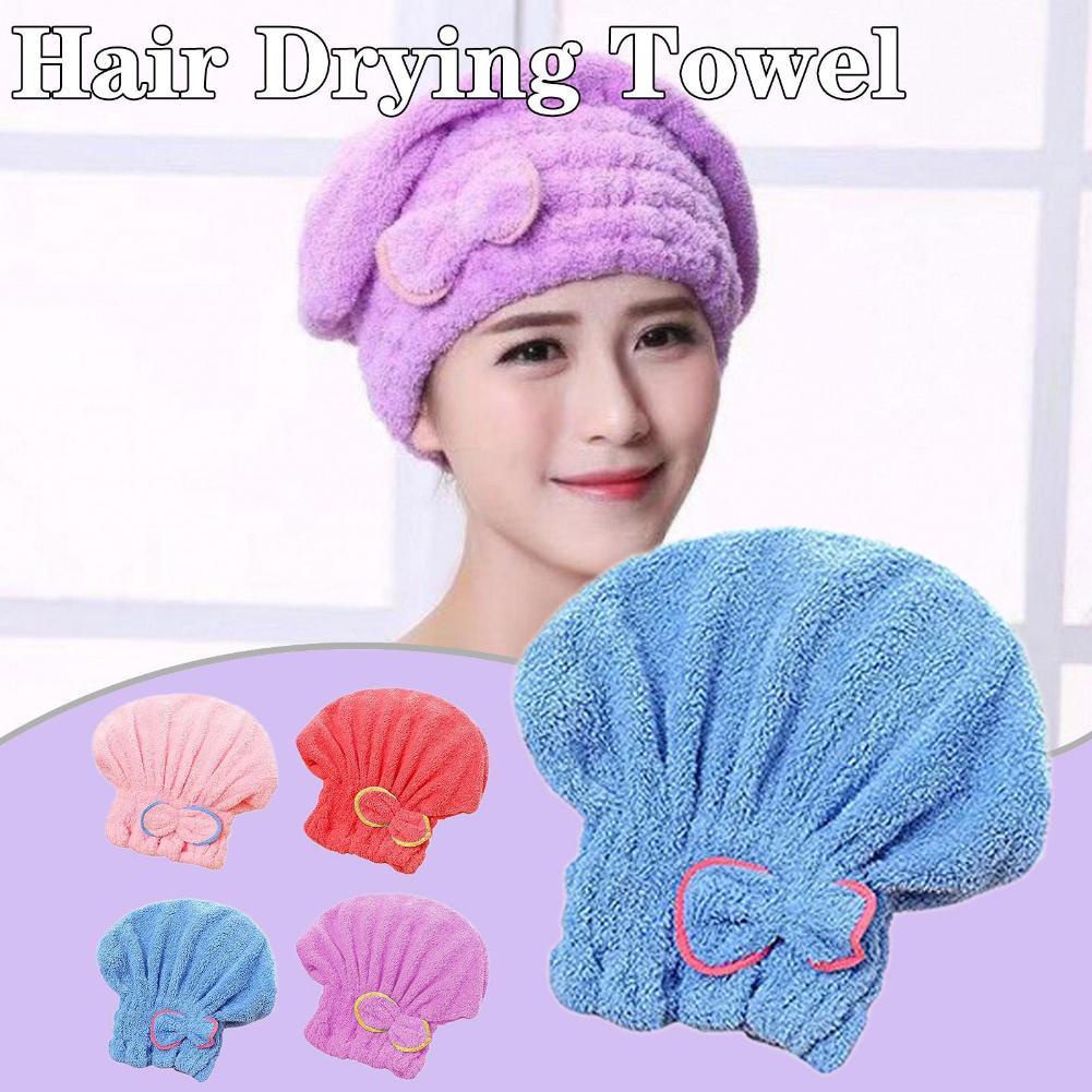 Hair Drying Towel Microfiber Shower Cap Wipe Hair Quick-drying Towel F0V5 | Shopee Philippines