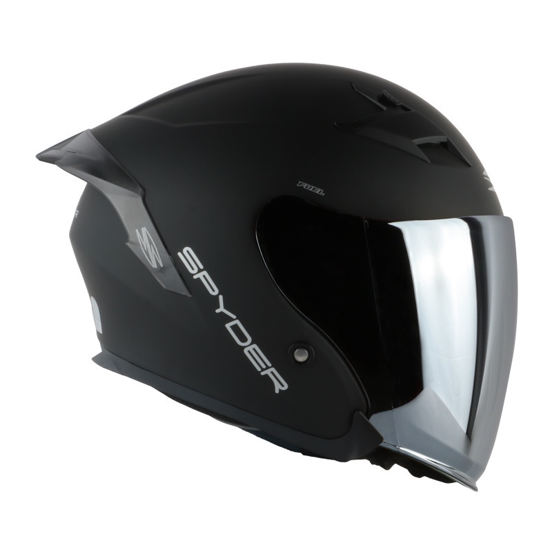 Spyder Open-face Helmet with Dual Visor FUEL PD S0 (FREE CLEAR VISOR ...