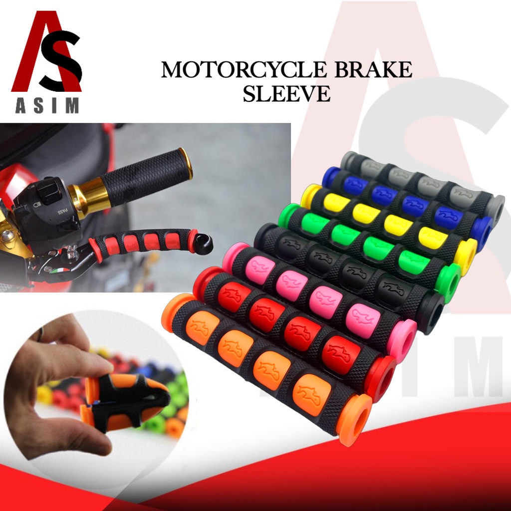 ASIM BRAKE LEVER GRIP LEVER RUBBER FOR MOTORCYCLE AND BICYCLE 1 PAIR ...