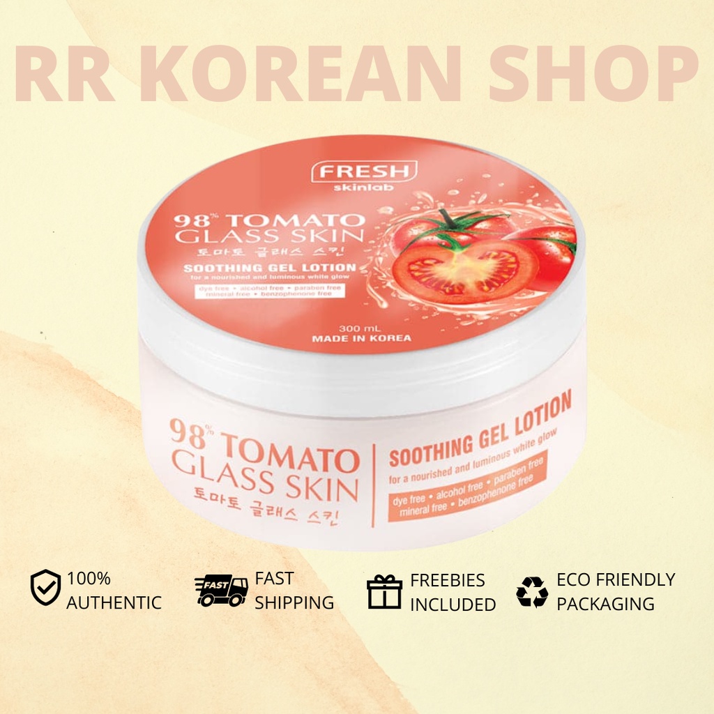FRESH Skinlab Tomato Glass Skin Soothing Gel Lotion 300ml | Shopee ...