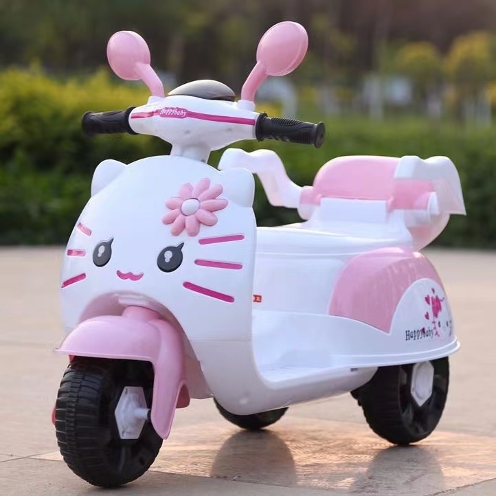 COD HelloKitty ELECTRIC RIDE ON MOTORBIKE KID Rechargeable Bike Motor ...