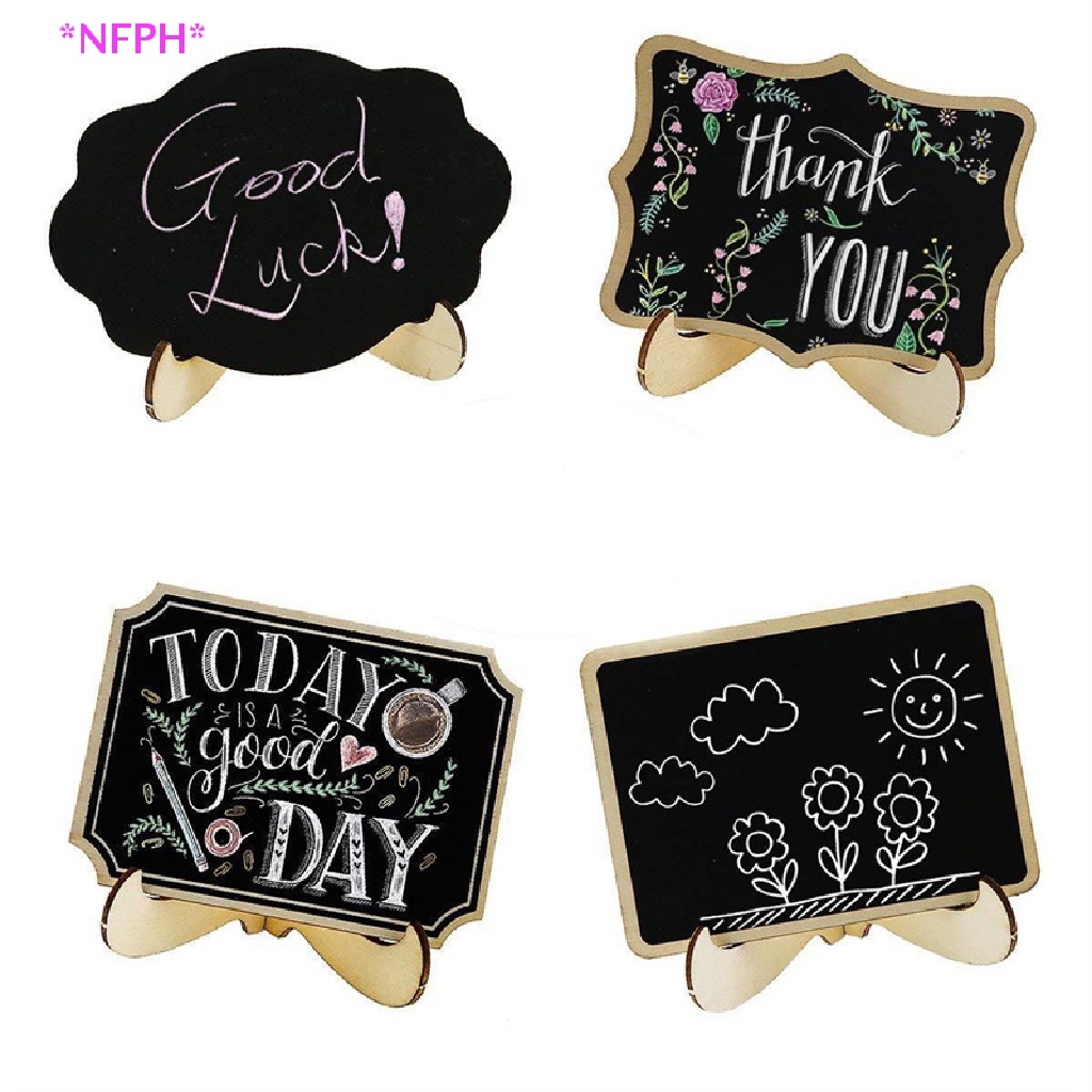 CKFR Blackboard Cloud Shape Table Sign Memo Message Stand Chalk Board ...