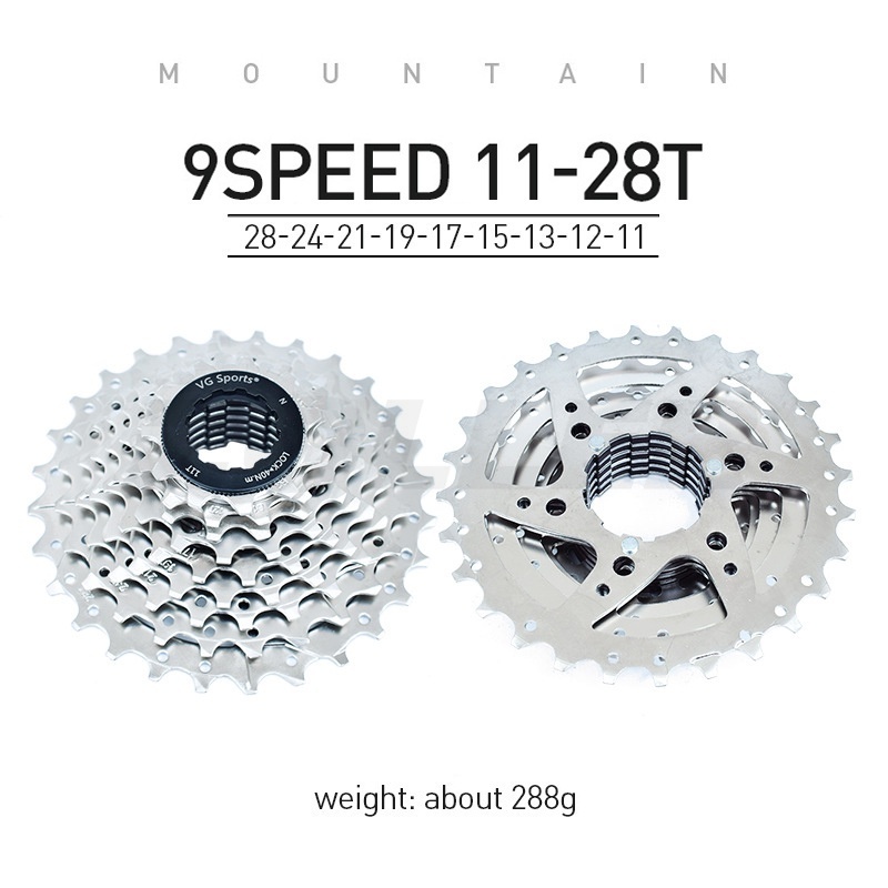 VG sports Cassette cogs 8/9/10/11 speed High strength steel Wear ...