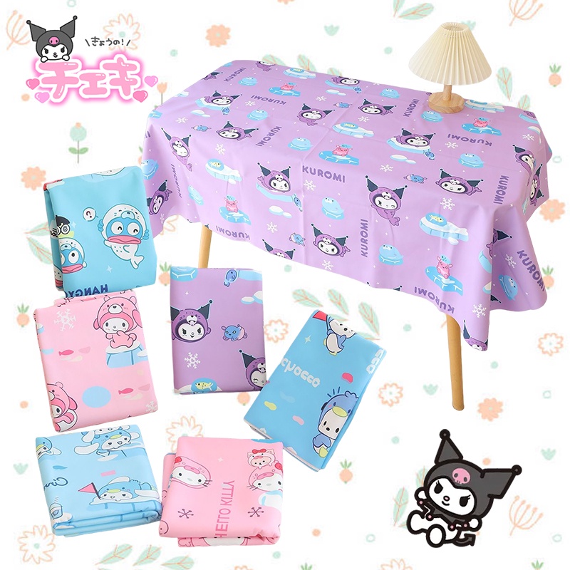 Sanrio Cinnamoroll Tablecloth Kawaii Kuromi Anime My Melody Pochacco ...