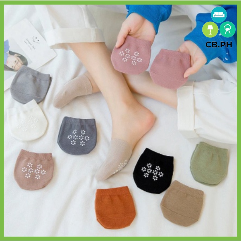 CB.PH Summer Half Socks Women Front Sole Shallow Anti-Skid Foot Slipper ...