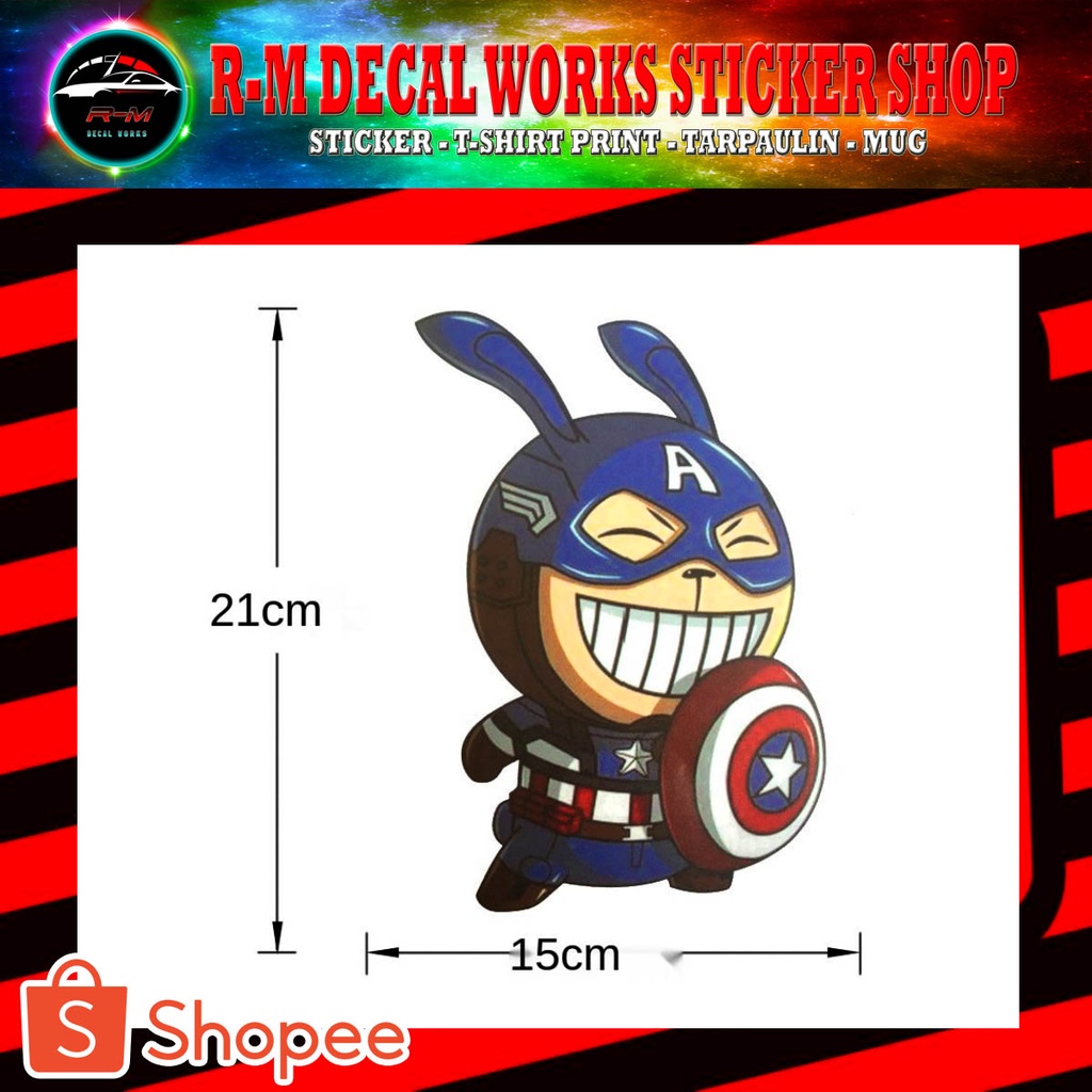 RM Funny sticker auto stickers windshield car decals quaff car decal ...