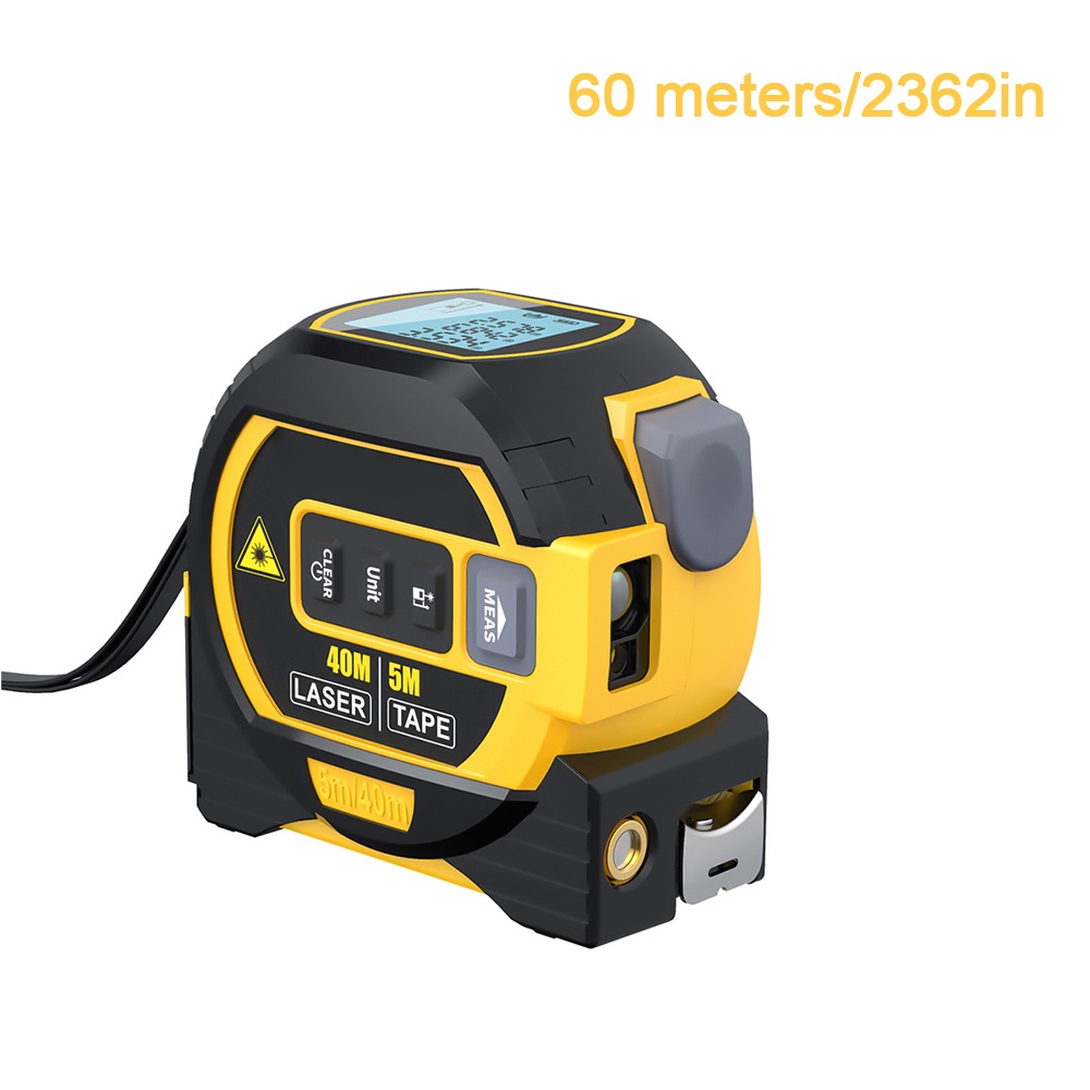 ZIQQUCU Waterproof Laser Tape Measure 3-in-1 Digital Laser Distance ...