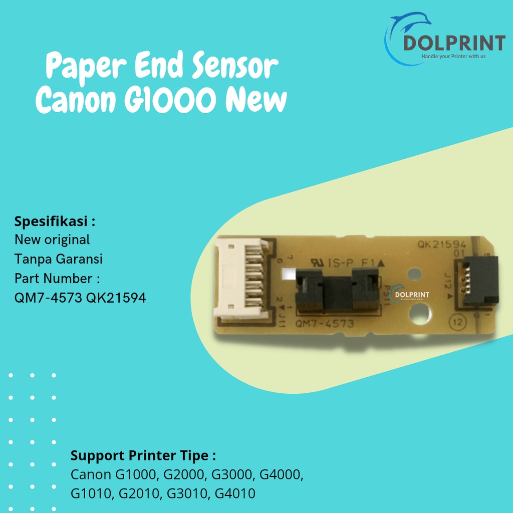 Canon G1000 Sensor New G4010 G3010 G2010 G1010 PE Rear Paper Sensor ...