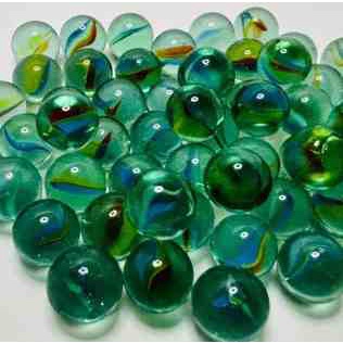 Glass Marble Game Marbles Jolens Holen Approxiimately 56 to 60 Pieces ...