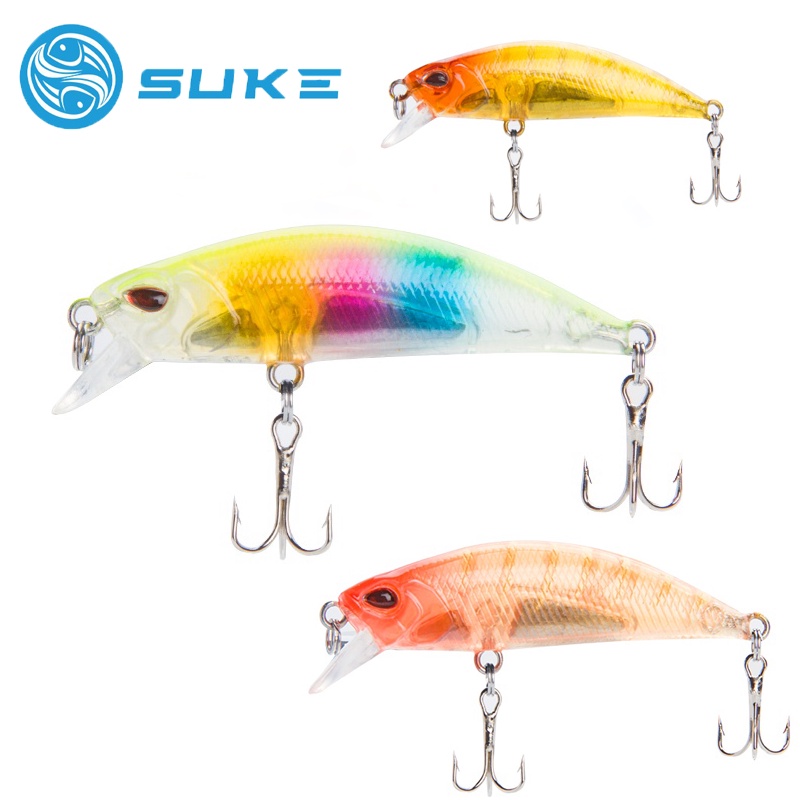 3PCS 50mm 5g Sinking Minnow Fishing Lure Swimbait Hard Artficial Bait Wobbler Bass Tackle ...
