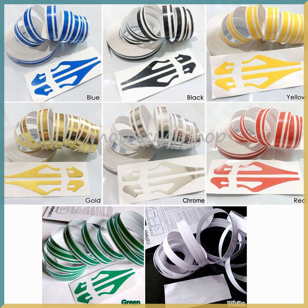 12mm Striping Pin Stripe Steamline Double Line Tape Body CAR Decal ...