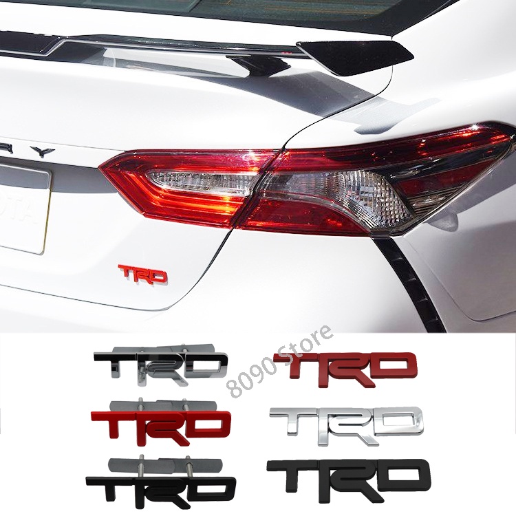 Car Front Grill Emblem Auto Side Trunk Sticker for Toyota TRD ...