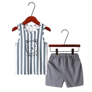 1-6yrs Baby kids sando terno for boy girl sando w/shorts | Shopee ...