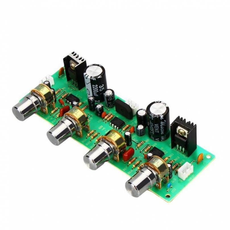 NE4558 2 X 12V Bass Treble Volume Control Preamp Board for Home Theater ...
