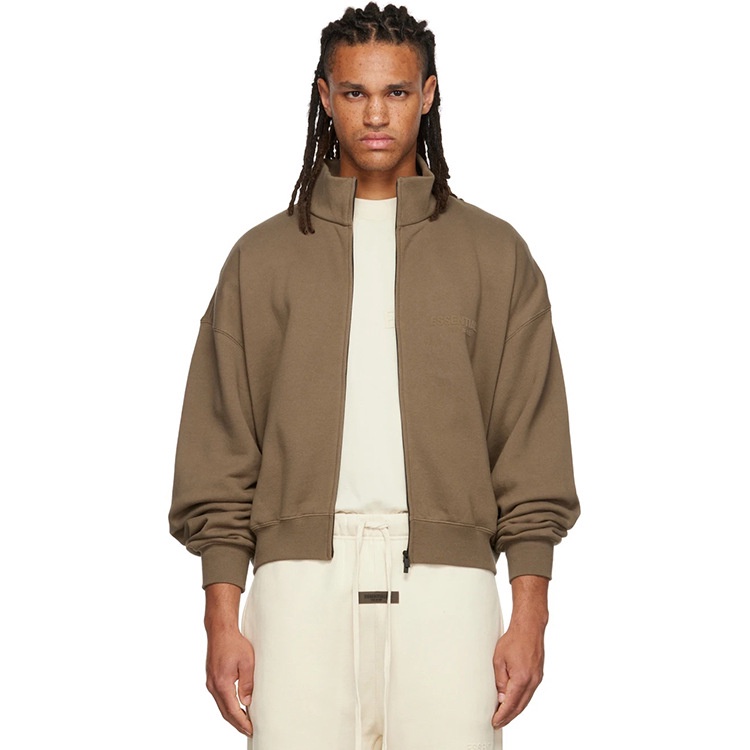 High quality ESSENTIALS eighth season flocking letter coat high street ...