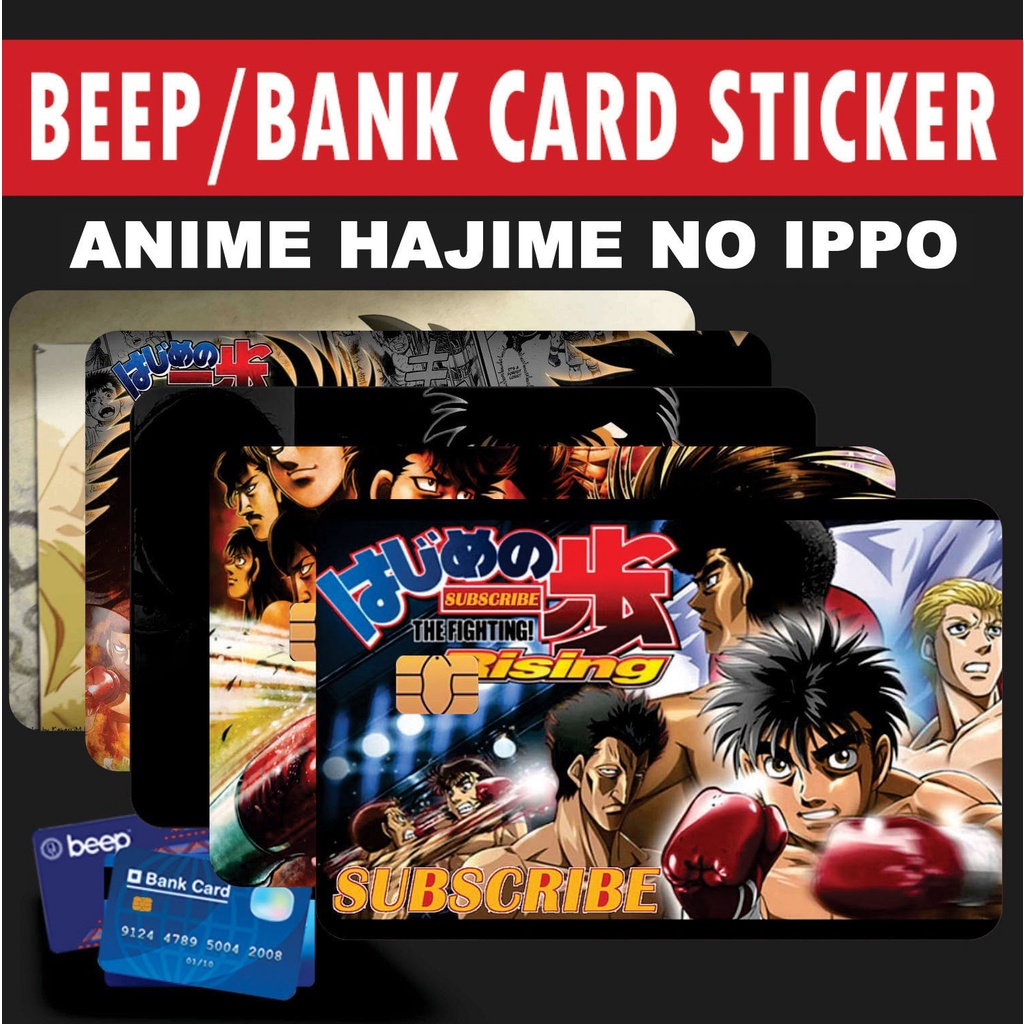 ANIME - HAJIME NO IPPO KNOCKOUT SET1 - BANK CREDIT, DEBIT, ATM, BEEP ...
