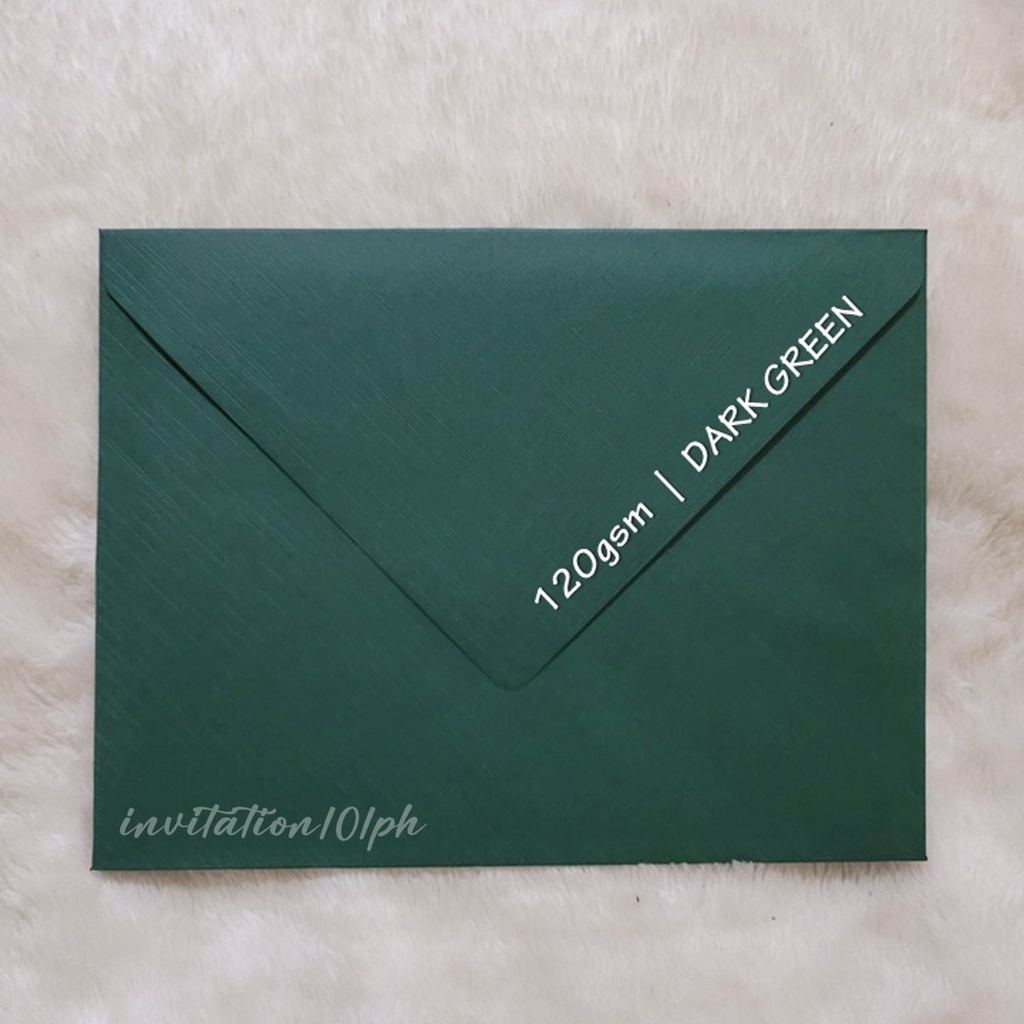 5R Envelope [Textured /Linen] 120gsm Invitation Letter Envelop | Shopee ...