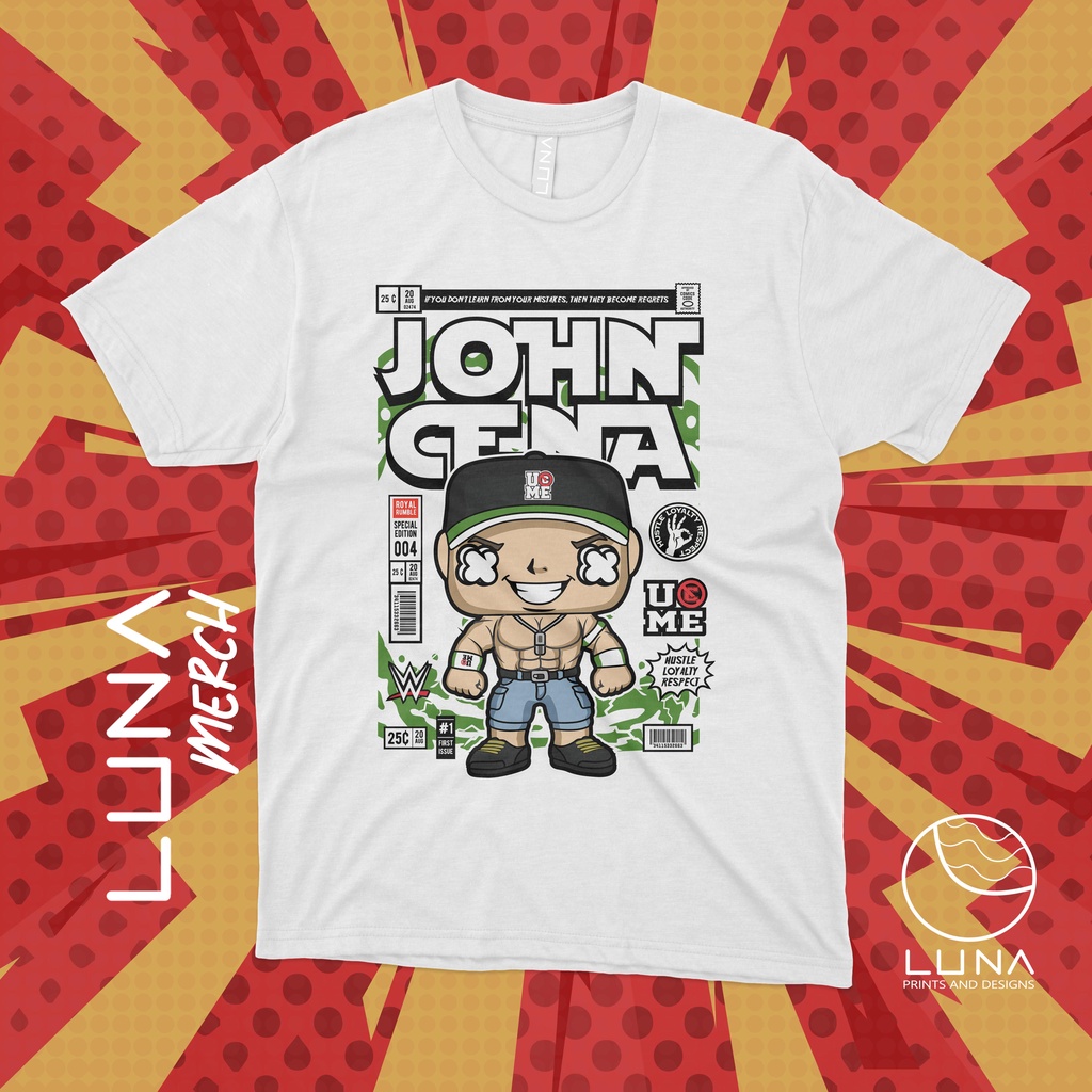 Pop Art- WWE John Cena Funko pop Chibi Shirt for kids and adult - The ...
