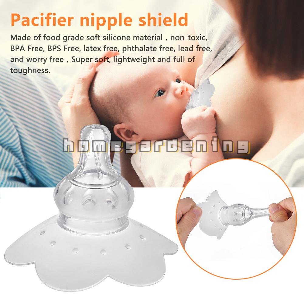 Silicone Nipple Protectors Feeding Mothers Nipple Protection Cover BreastfeedingMother Milk ...