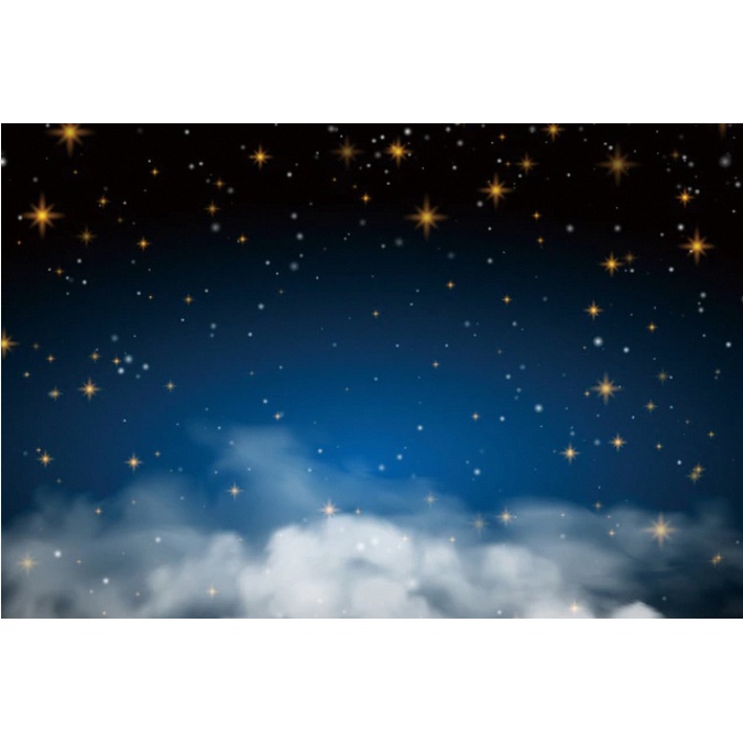 Twinkle Twinkle Little Star Backdrop Galaxy Starry Sky Photography ...