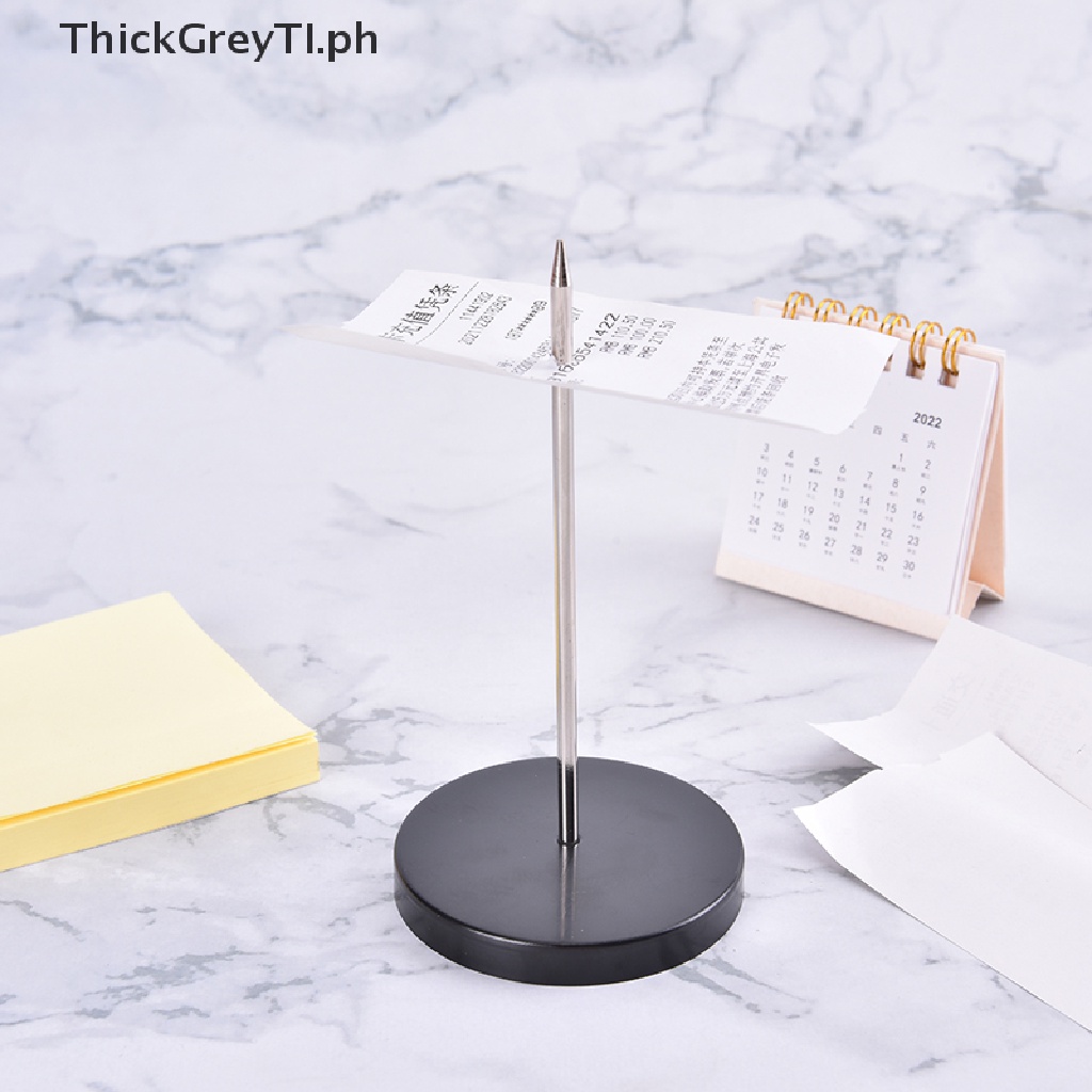 GRAYTI Stainless Steel Straight Rod Paper Memo Holder Spike Stick for ...