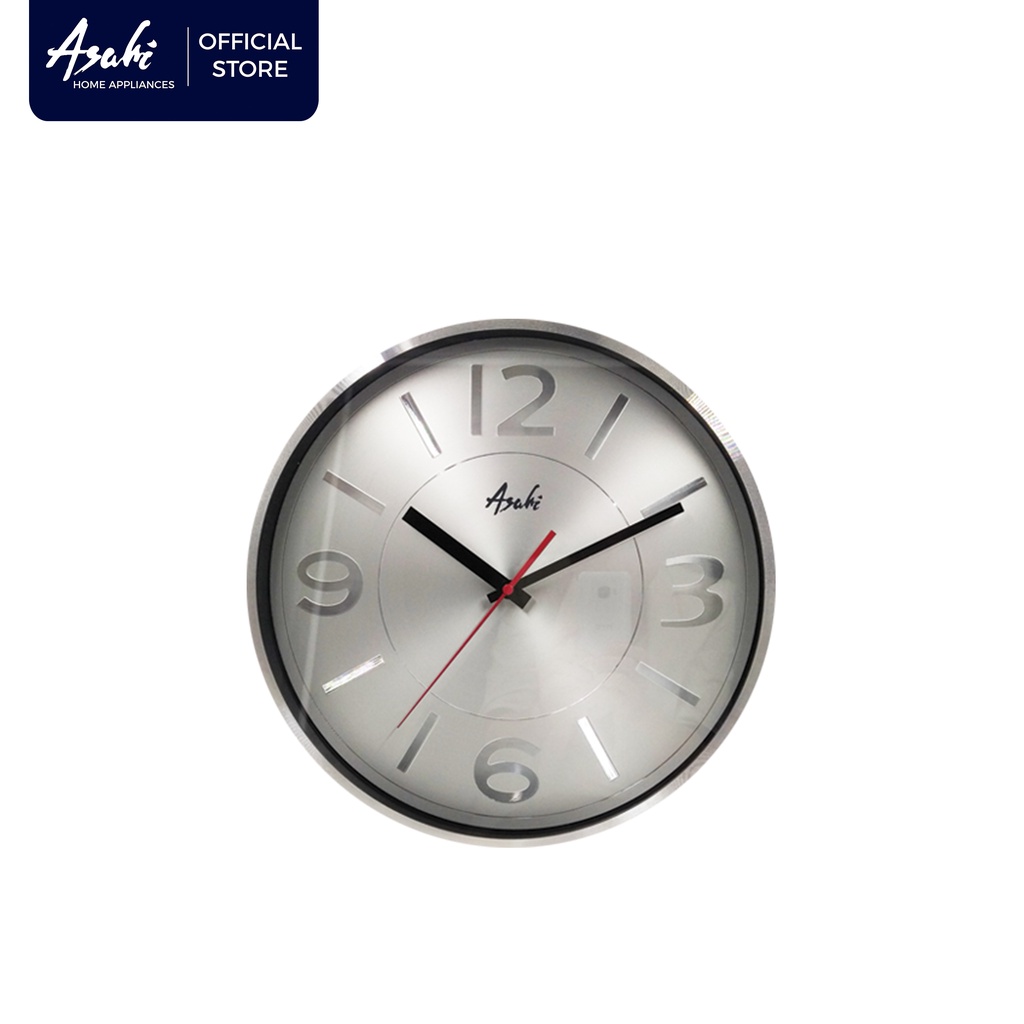 Asahi M 6001 Round Wall Clock 14 inches | Shopee Philippines