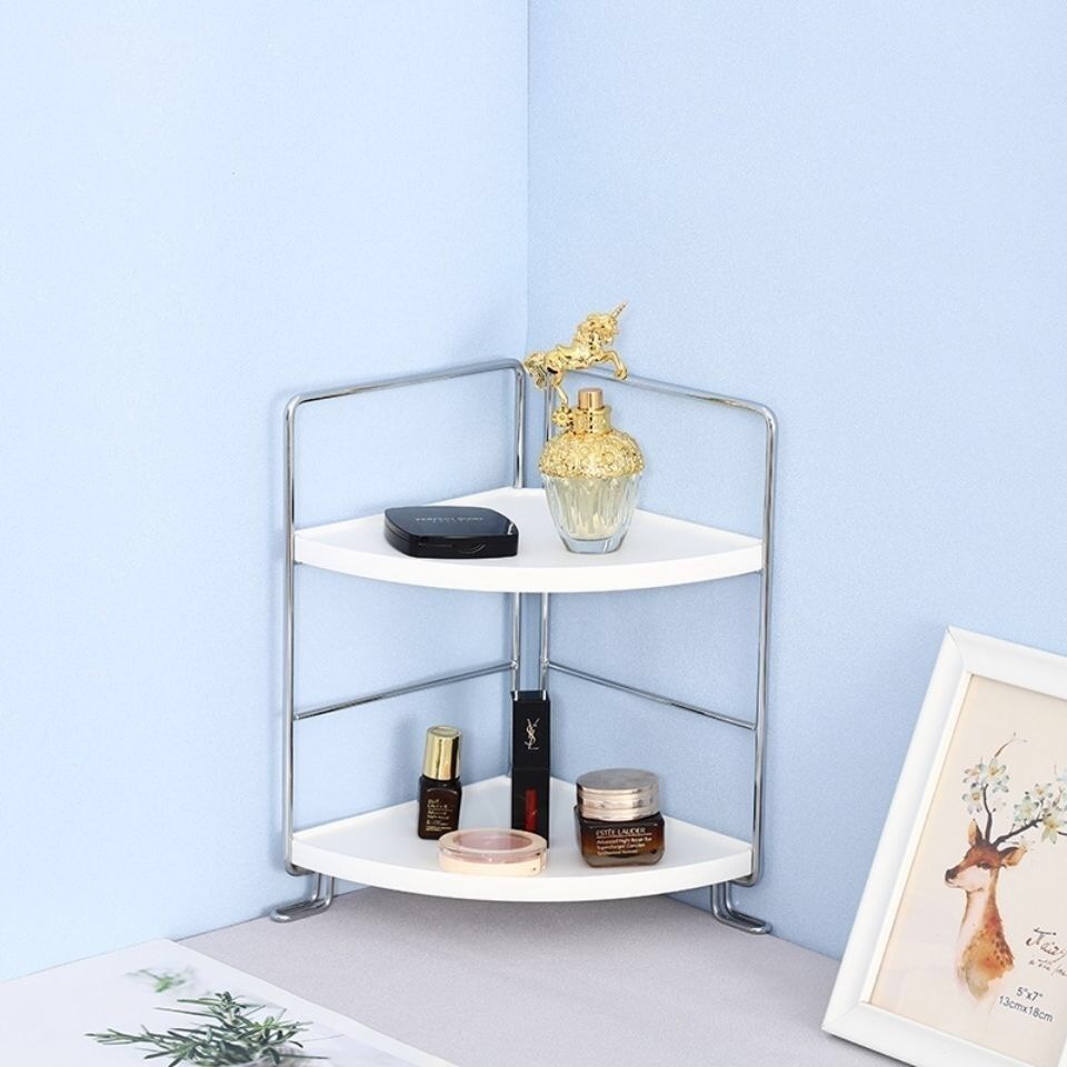 2 Layer Space Saver Storage Rack Desktop/Bathroom/Kitchen Rack ...