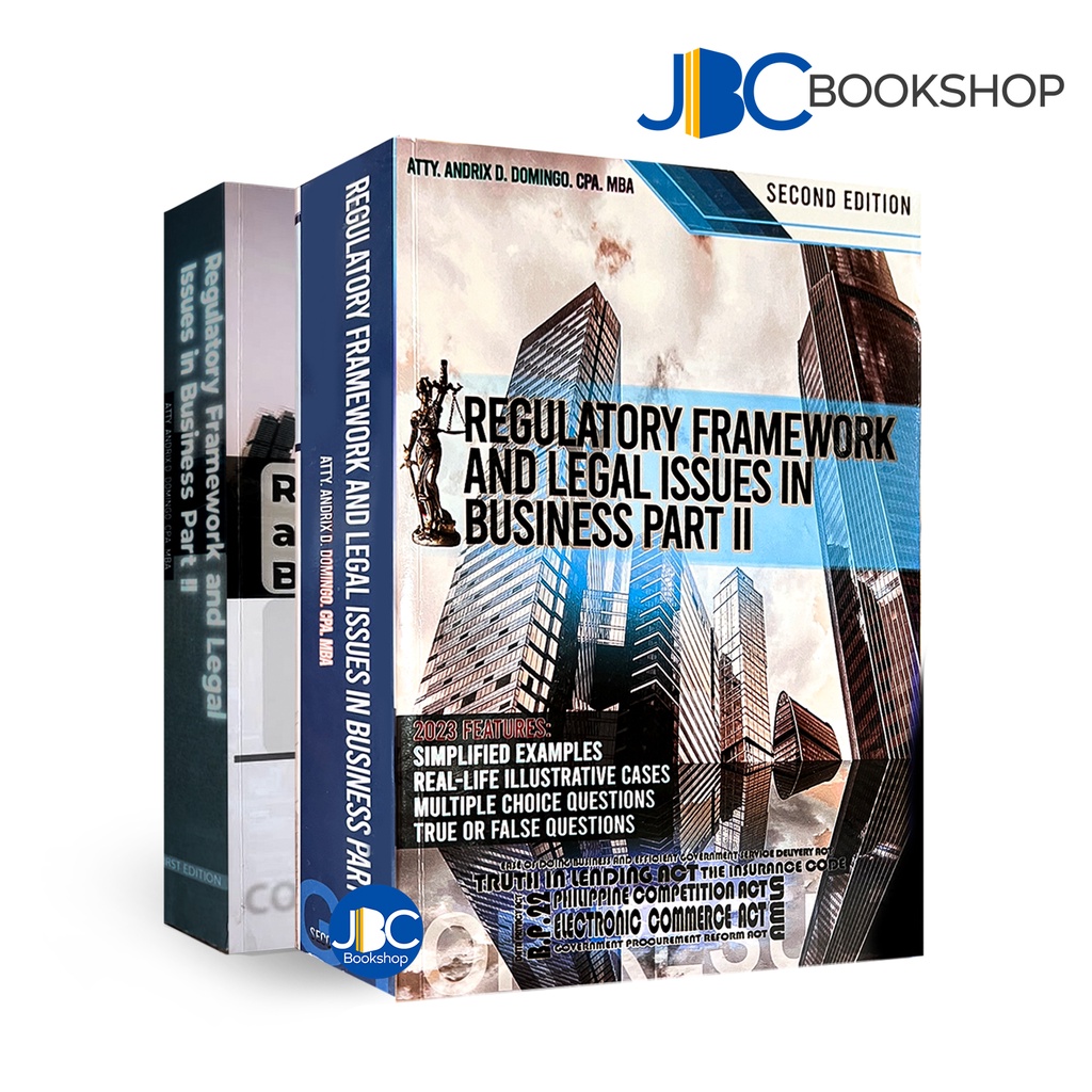 Regulatory Framework and Legal Issues in Business Part 2 by Andrix Domingo, CPA, MBA | Shopee ...