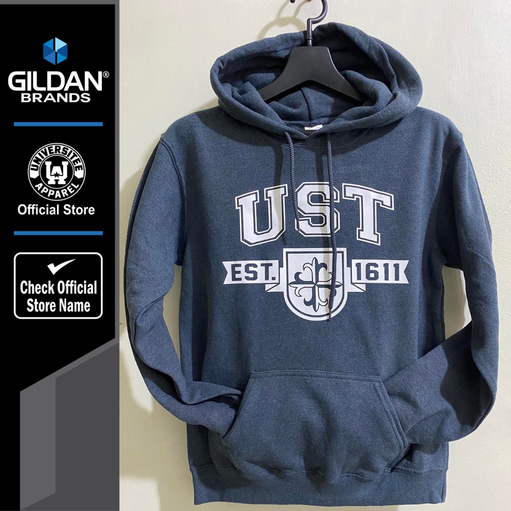 Gildan Brand UST 1611 Seal Pullover Sweater UST Tiger Hoodie Dark Grey ...