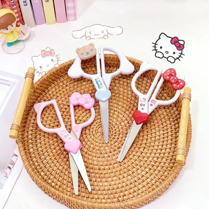 cute cartoon character hellokitty Scissors | Shopee Philippines