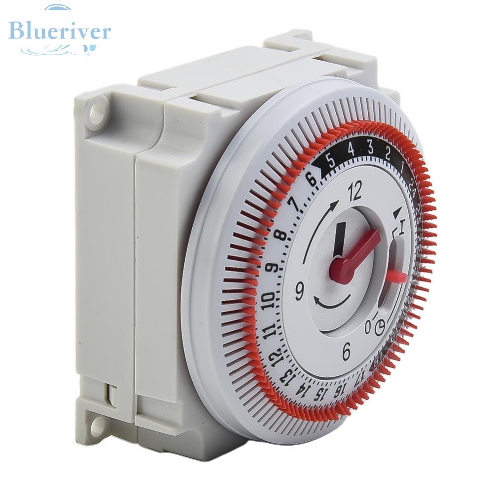 24 Hour Mechanical Industrial Timing Socket Wall Switch Panel Timer ...